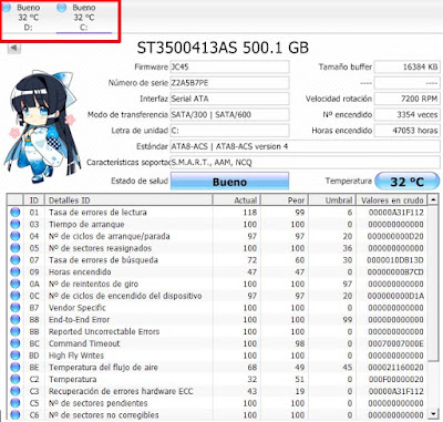 Esas cosas de la informática.: Crystal Disk Info. MIDE LA SALUD DE TU ...