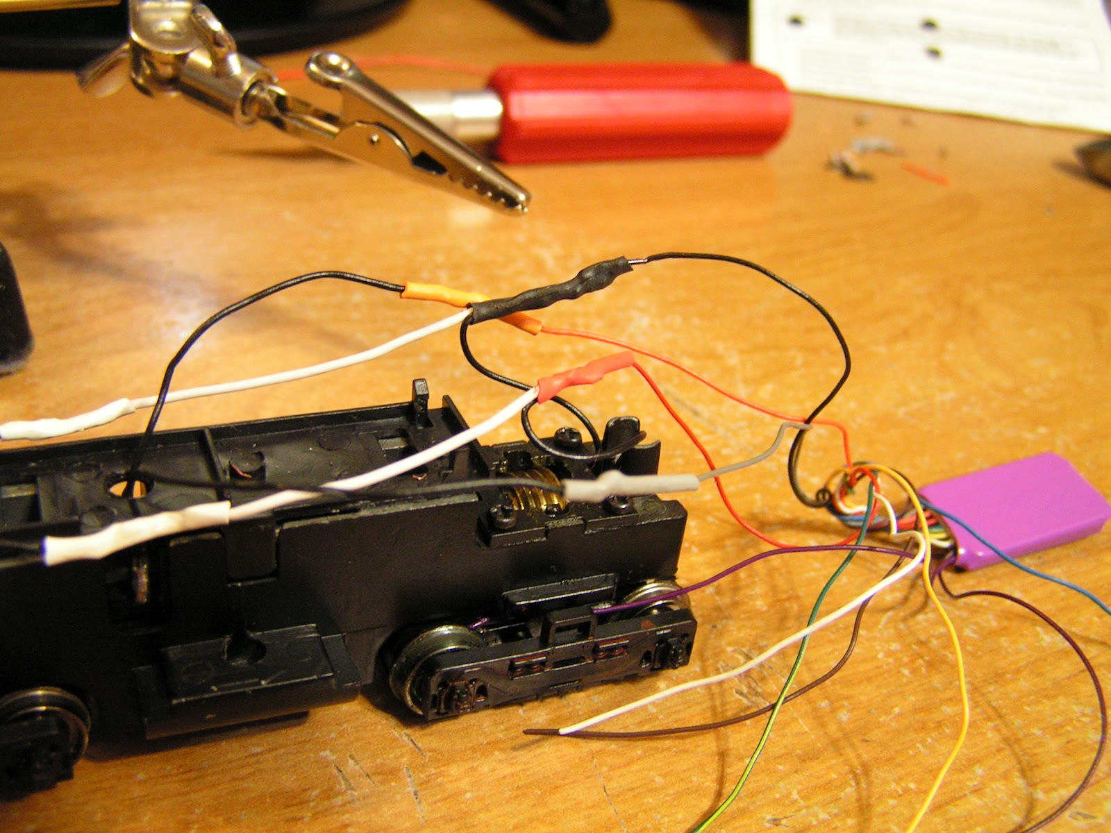 Geared Steam: Tsunami Sound Decoder install MDC Climax