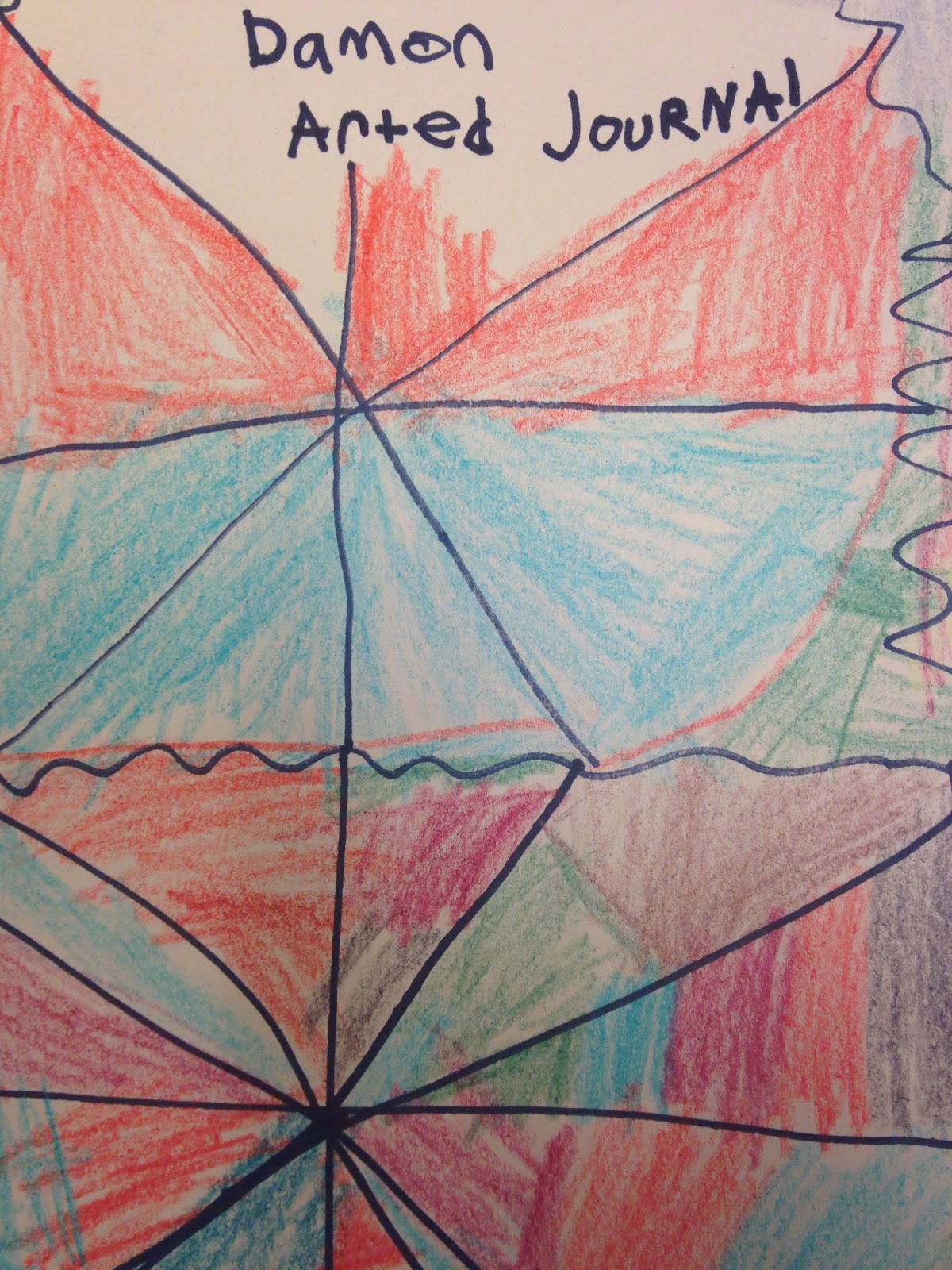 Art Room Blog: 2nd Grade Art Journals with Pictionary Jr. prompts