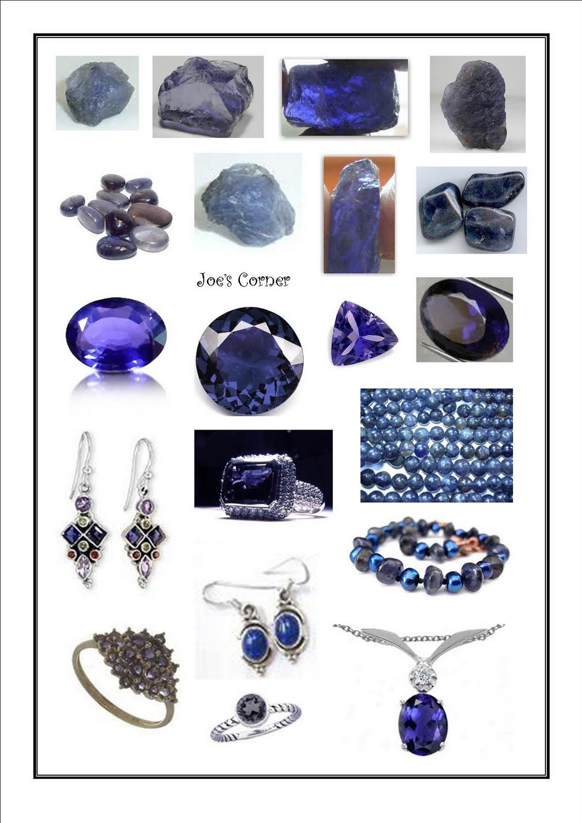 Gemstone Healings & Energies: Iolite / Cordierite / Water Sapphire