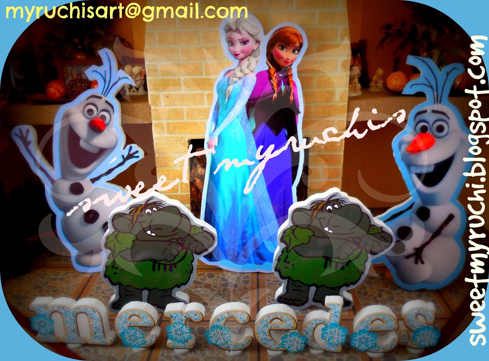 Decoración Fiestas. frozen | Eventos Sweet Myruchis