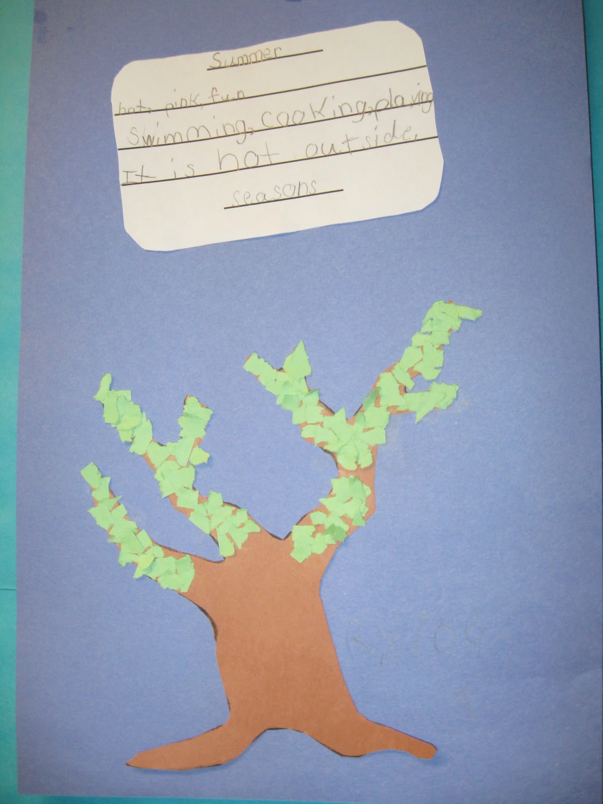 4 Seasons {Poetry} | First Grade Shenanigans