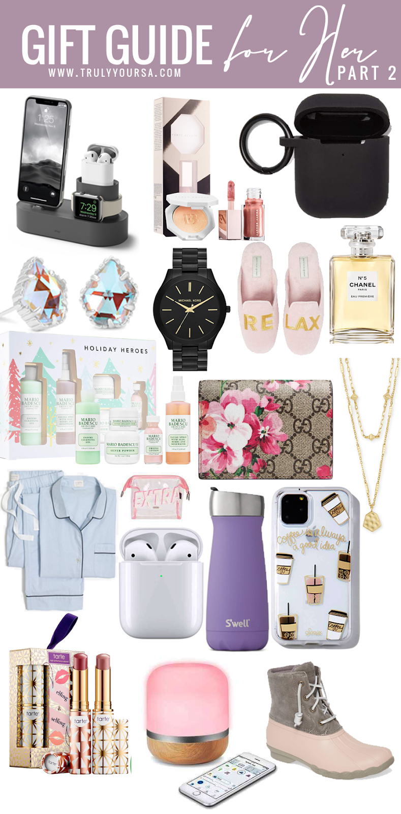 TRULY YOURS, A.: Gift Guide for Her, Part 2