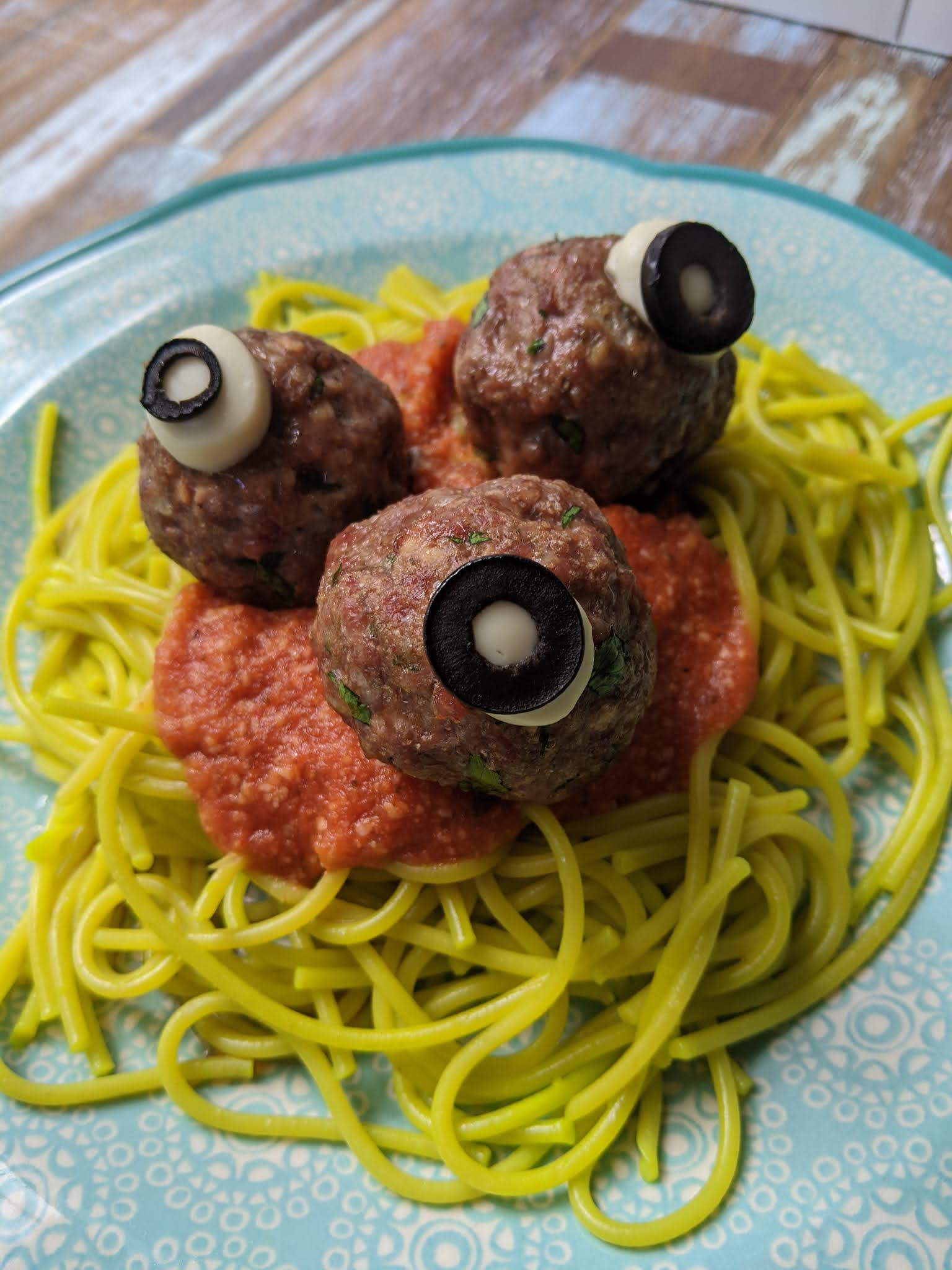 Eyeball Pasta for #OurFamilyTable