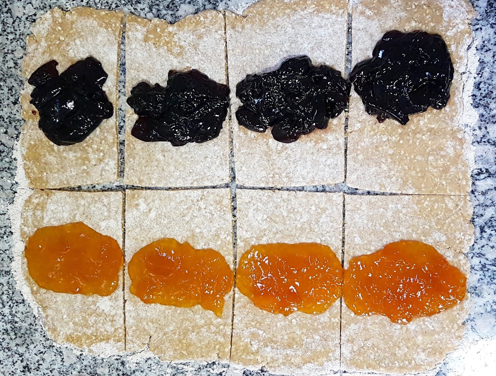 Maryam's Culinary Wonders: 1306. Wholewheat Jam Pockets