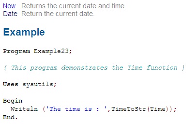 FreePascal: Fecha y Hora