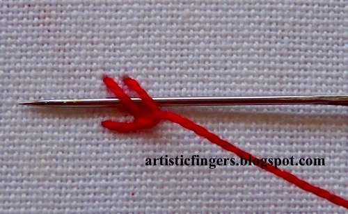 artisticfingers: Stitch tutorial - German blanket stitch