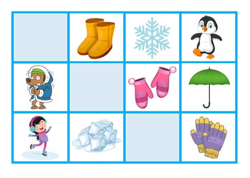 Mi Pequeño Rincón: BINGO DEL INVIERNO