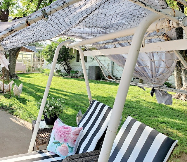 Penny's Vintage Home: Repurposed Swing Frame