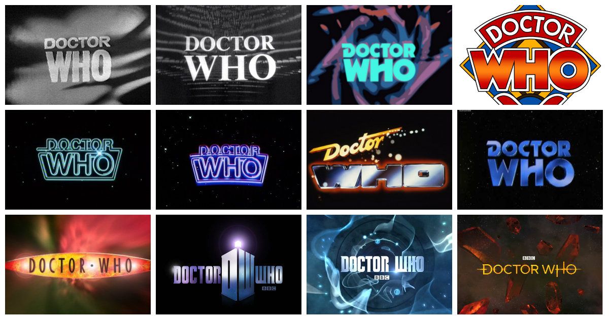 Doctor Who Logos Through The Years