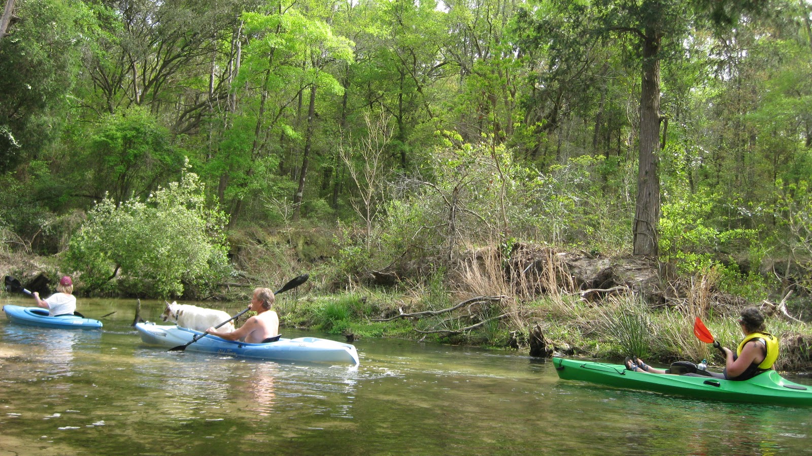 Kayak and canoe, we put in: Magnolia River, Foley, AL