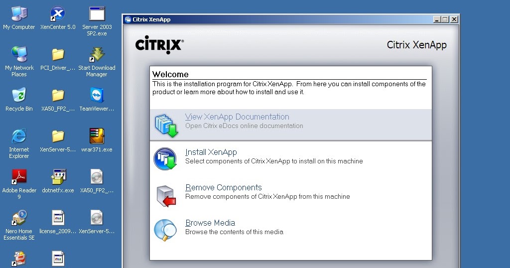 Technomitras: Installation of Citrix Server with Screen shots