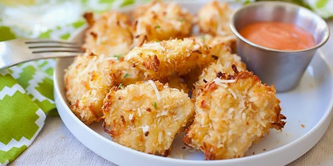 Chea's Kitchen: RESEP NUGGET AYAM KEJU PANGGANG