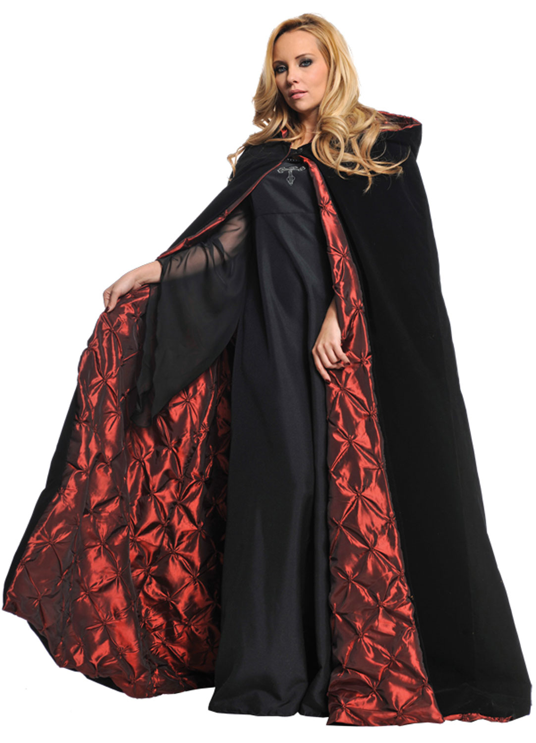 HORROR HALL Gothic Cheap Halloween Props And Costume Accessories Deluxe lined black velvet horror-hall-gothic-cheap-halloween-props-and-costume-accessories-deluxe-lined-black-velvet