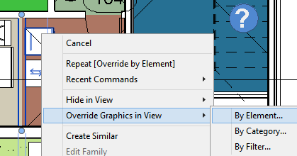 Revit Sayfam: Override By Element