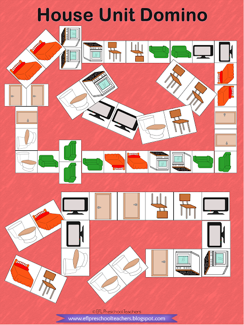 ESL/EFL Preschool Teachers: The furniture in the house unit for ESL ...