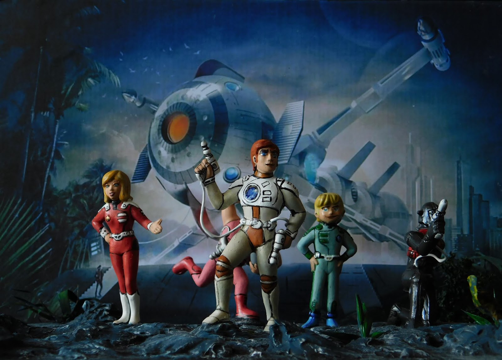 Happyscale-Modellbau: Captain Future - Hasbro Figuren (neu bemalt)