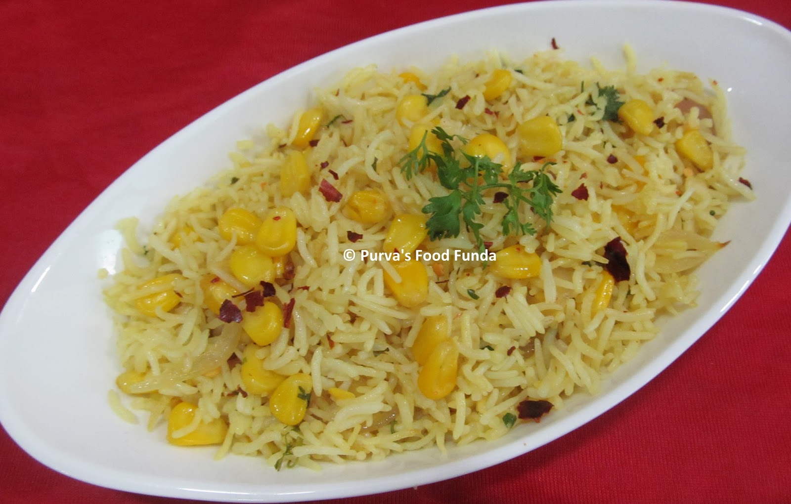 Food Funda: Sweet Corn Pulao /Rice
