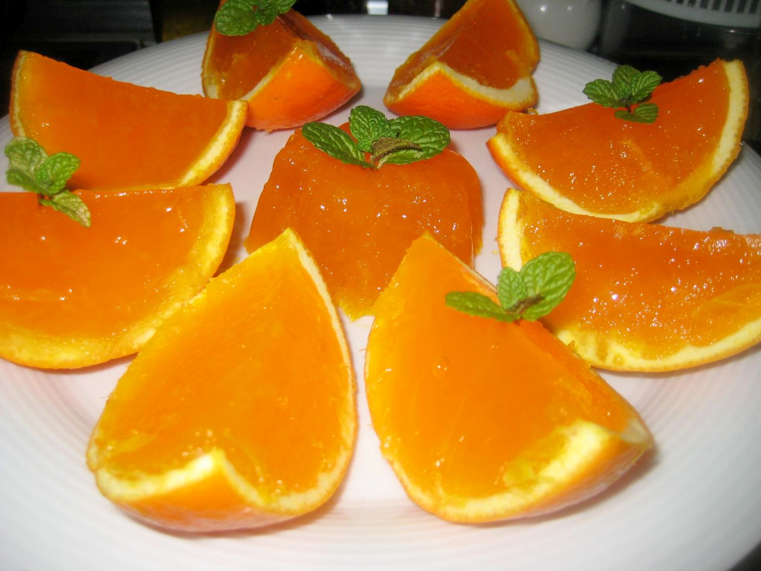 LAS RECETAS DE MAMA ROSA: Gajos de naranja, con mucha naranja