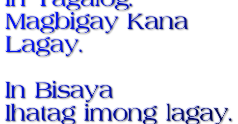 Learn The Bisaya Language: Common Bisaya Words