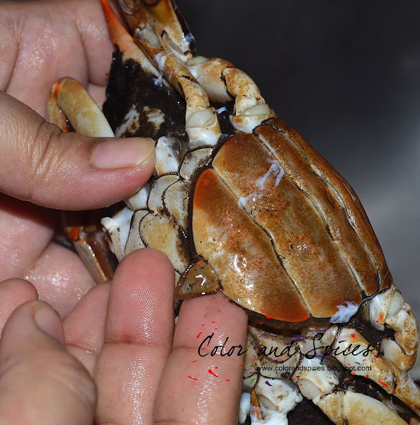 Color and Spices: How to clean crabs..