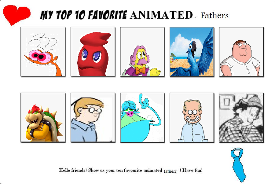 Isabelle's Blog world of toy: Top 10 Animated Fathers fathers day 2012
