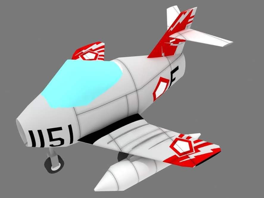 paperhobby: MiG 17F “FRESCO-C” TOON PAPERMODEL