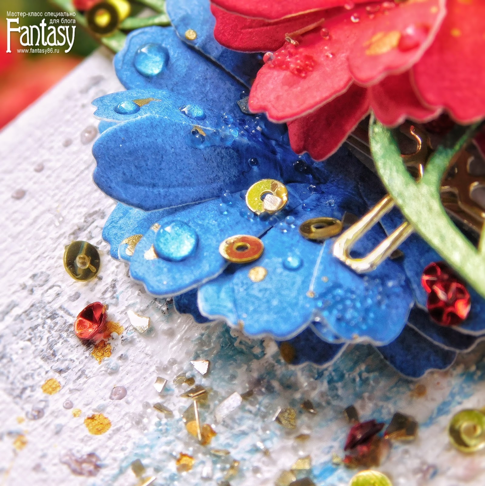 Домик Подарков: Canvas "Sweet"+Tutorial/Ягодный холстик и МК.