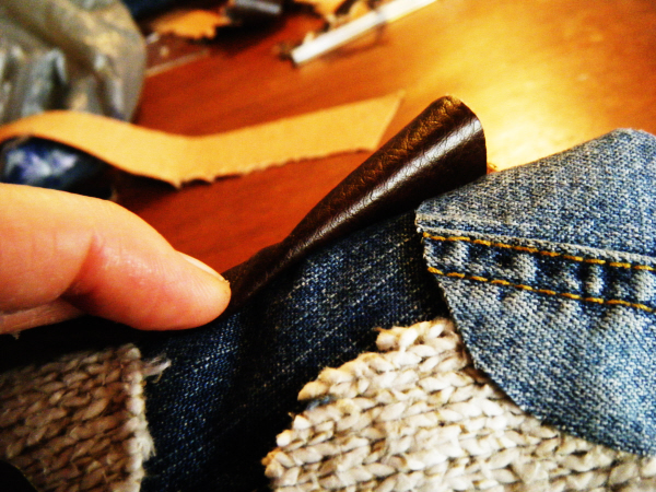 They Are All of Me: Denim Picture Frame