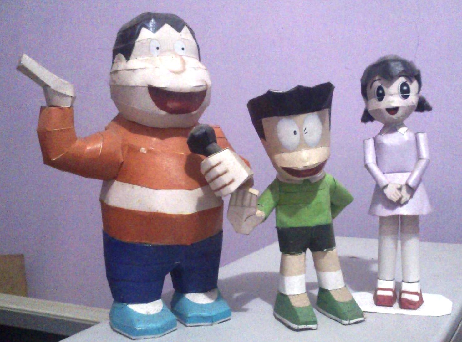 Wongday Papercraft: Doraemon Family