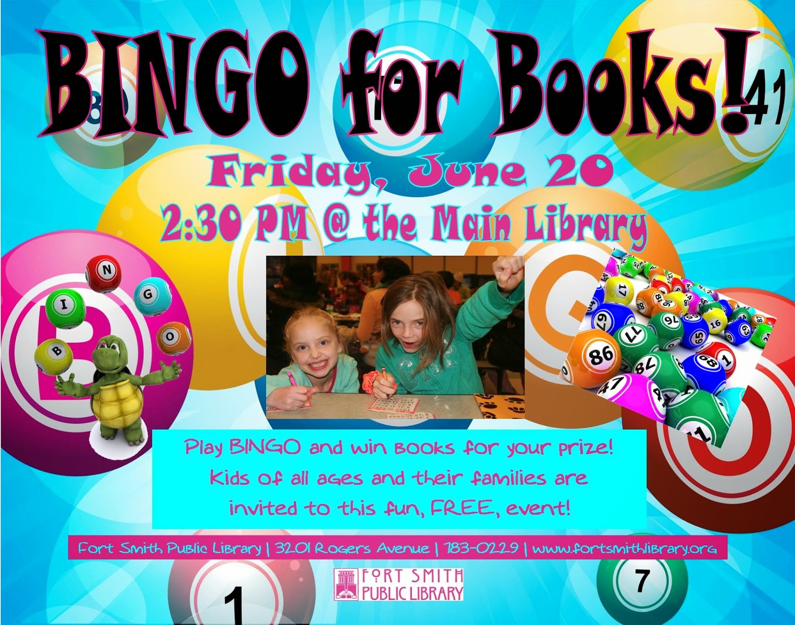 Fort Smith Public Library Youth Services Bingo For Books fort-smith-public-library-youth-services-bingo-for-books