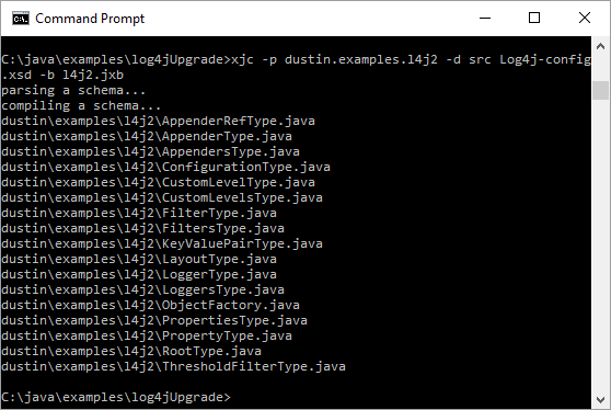 Inspired By Actual Events Jaxb And Log4j Xml Configuration Files