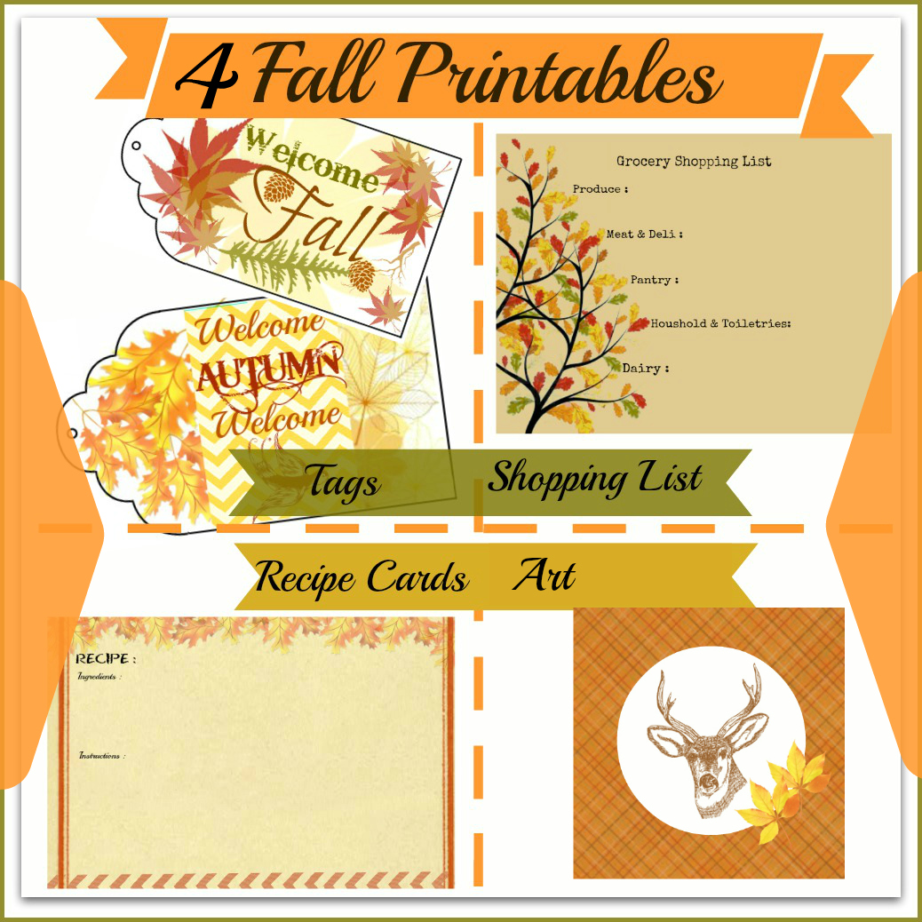 Fall Excitement - Free Printables