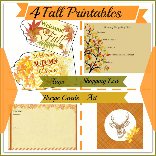 Fall Excitement - Free Printables