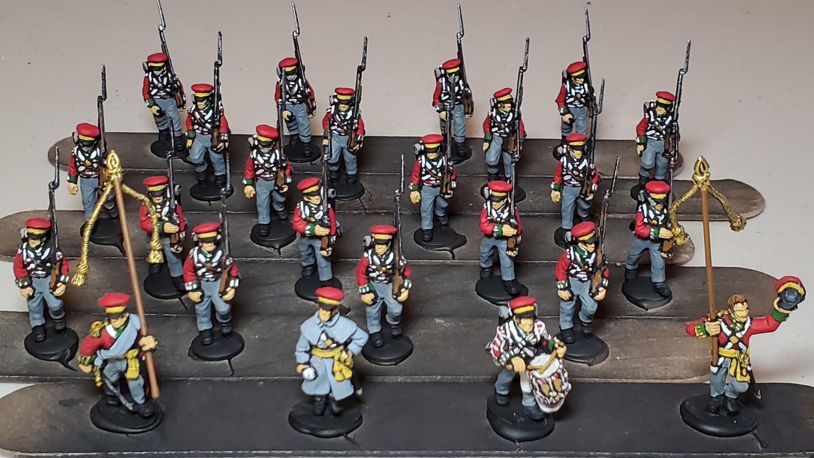 WAB Corner: Warlord Games Late Hanoverian Infantry - WIP