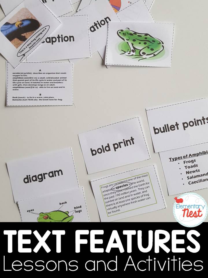 Text Features (Exploring ELA) | Second Grade Nest | Bloglovin’