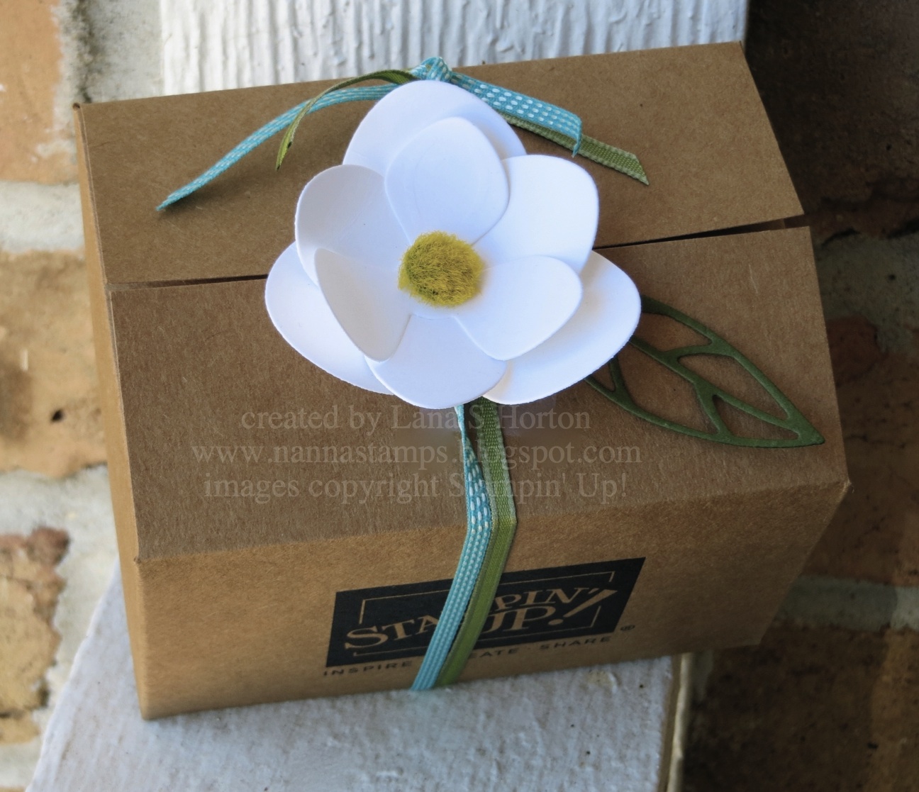 Stamping with Nanna: Magnolia Gift Boxes