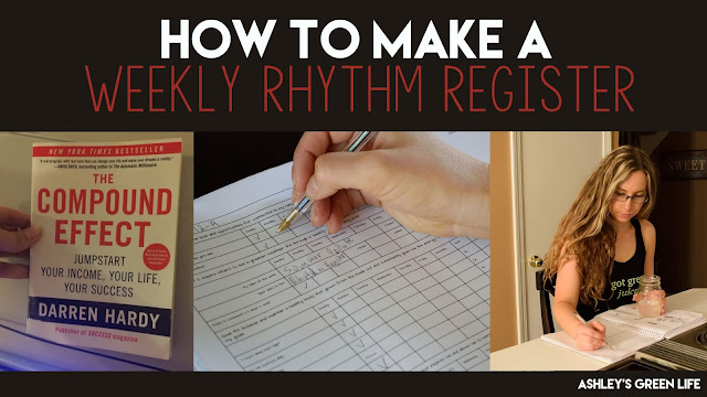 How to Make a Weekly Rhythm Register | Green Blog