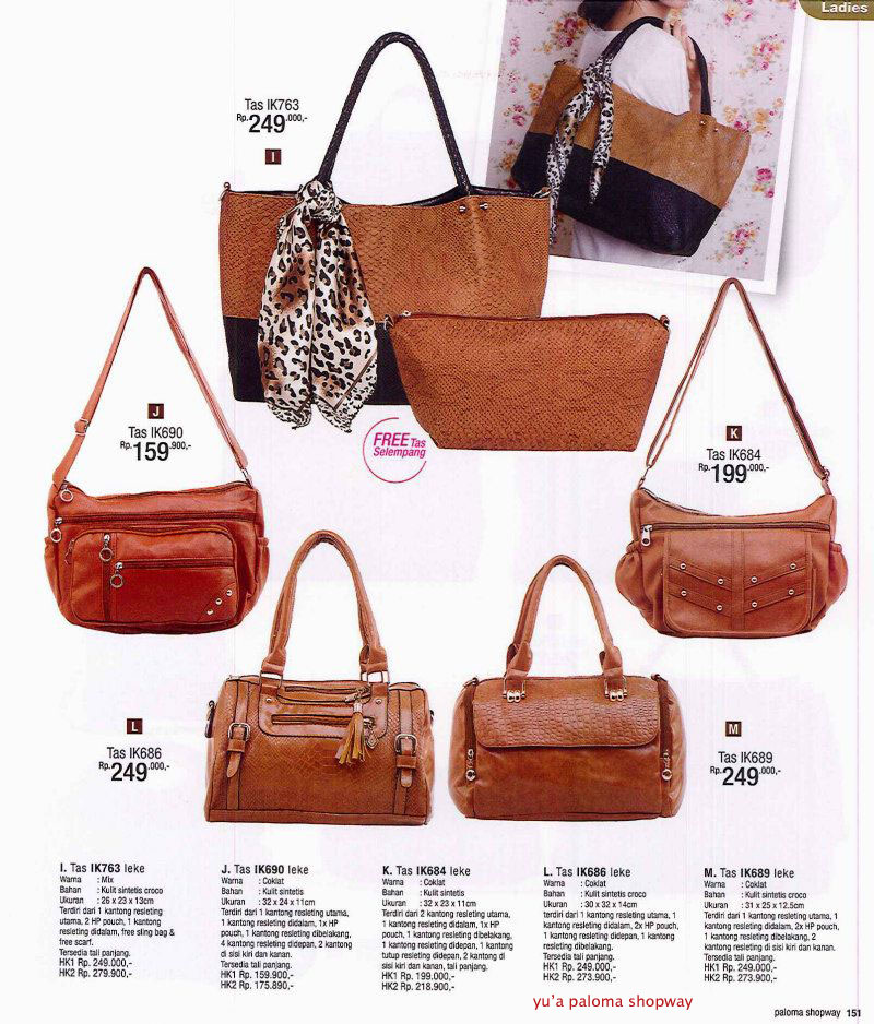Yu`a Paloma Shopway: Katalog 24. Tas & Dompet Wanita