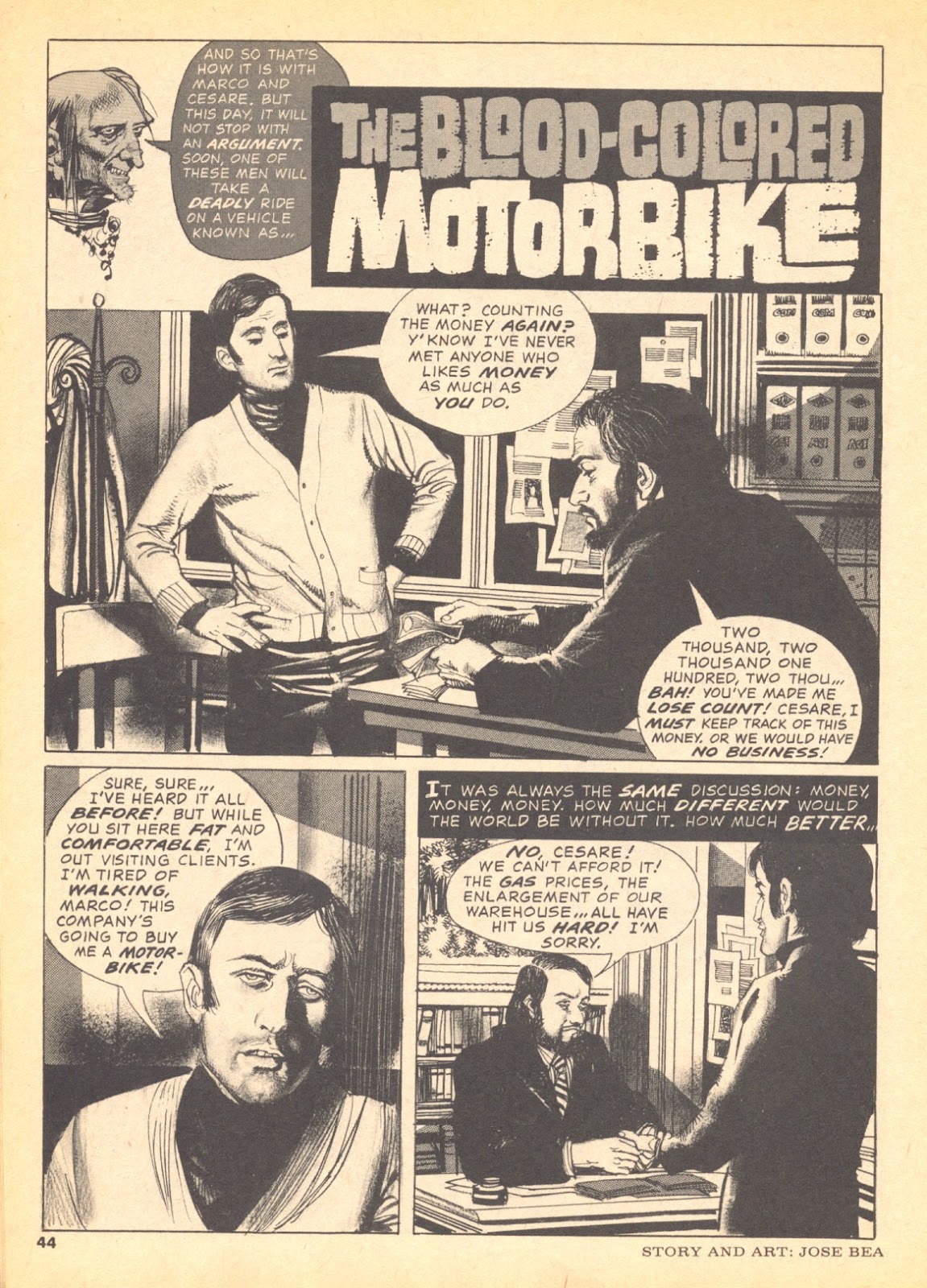 Diversions of the Groovy Kind: Black and White Wednesday: "The Blood ...