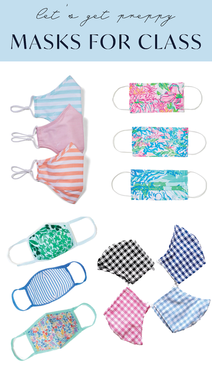 Masks for Class | Let's Get Preppy