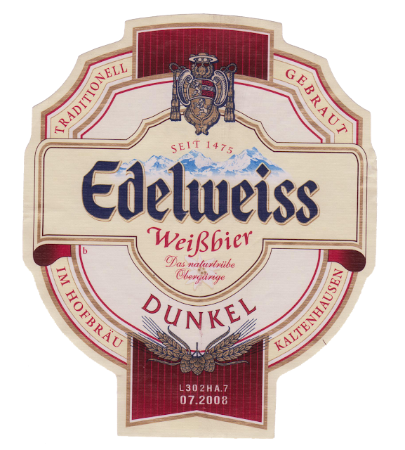 Beer Label Collection of mine: Edelweiss Dunkel