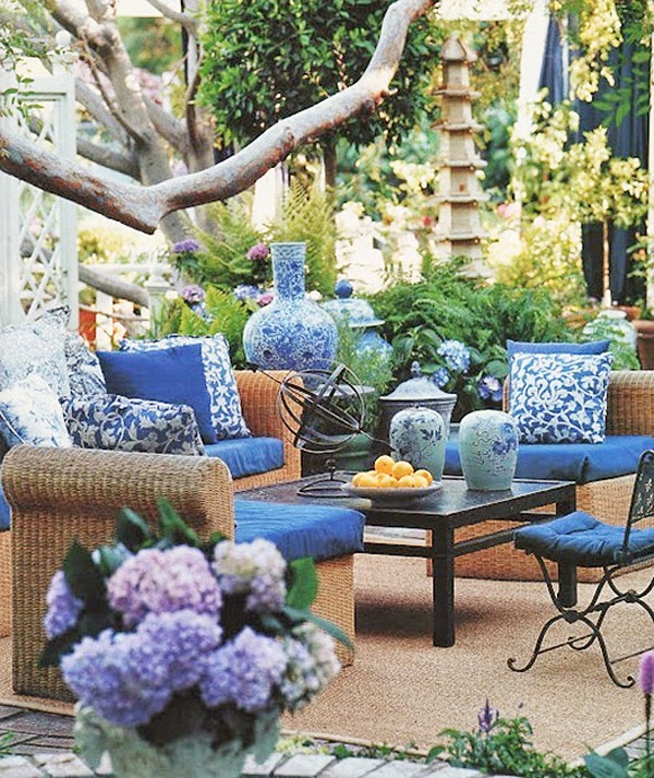 Outdoor Living | bright and colorful outdoor living spaces | Cool Chic ...
