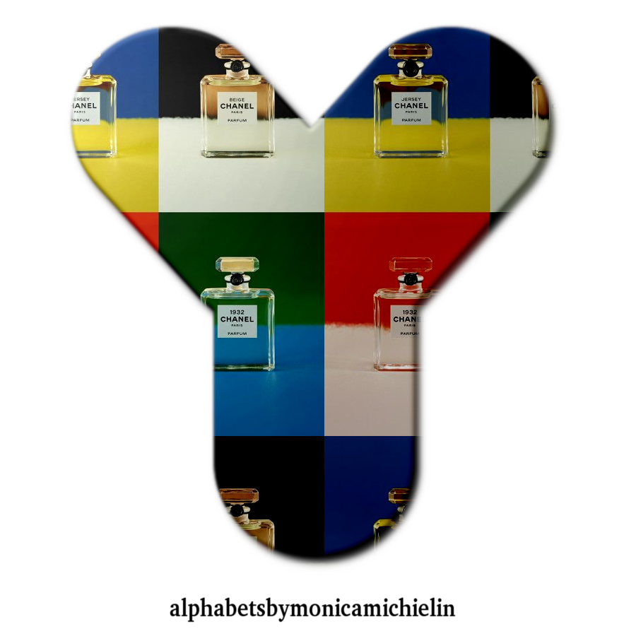 M. Michielin Alphabets: CHANEL PERFUME ALPHABET, ALFABETO PERFUME CHANEL