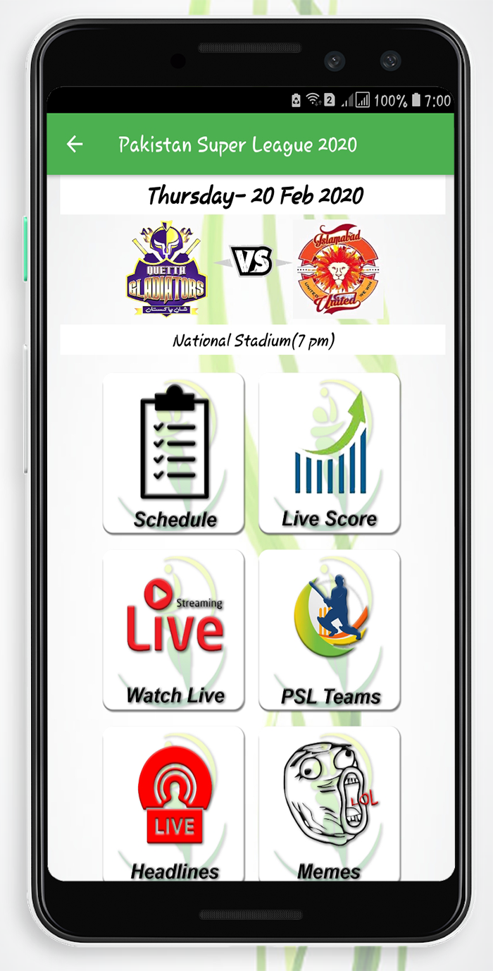 PSL-5 2020 | Score Upates | Shedule | Watch Live