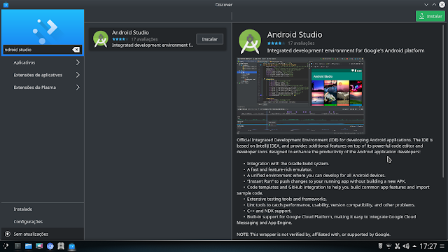 Android studio Windows e Linux