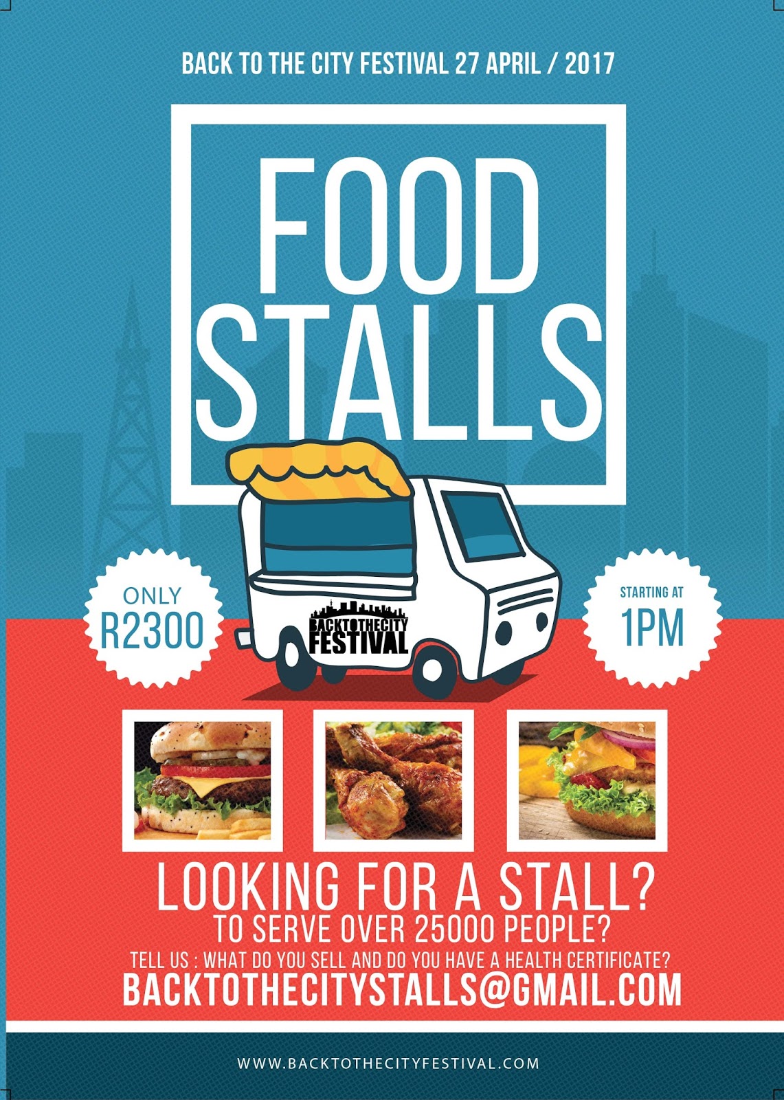 Back to the City Festival: FOOD STALLS NOW OPEN