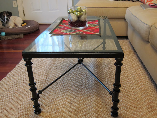 Talkative*TLC: DIY: Glass Coffee Table