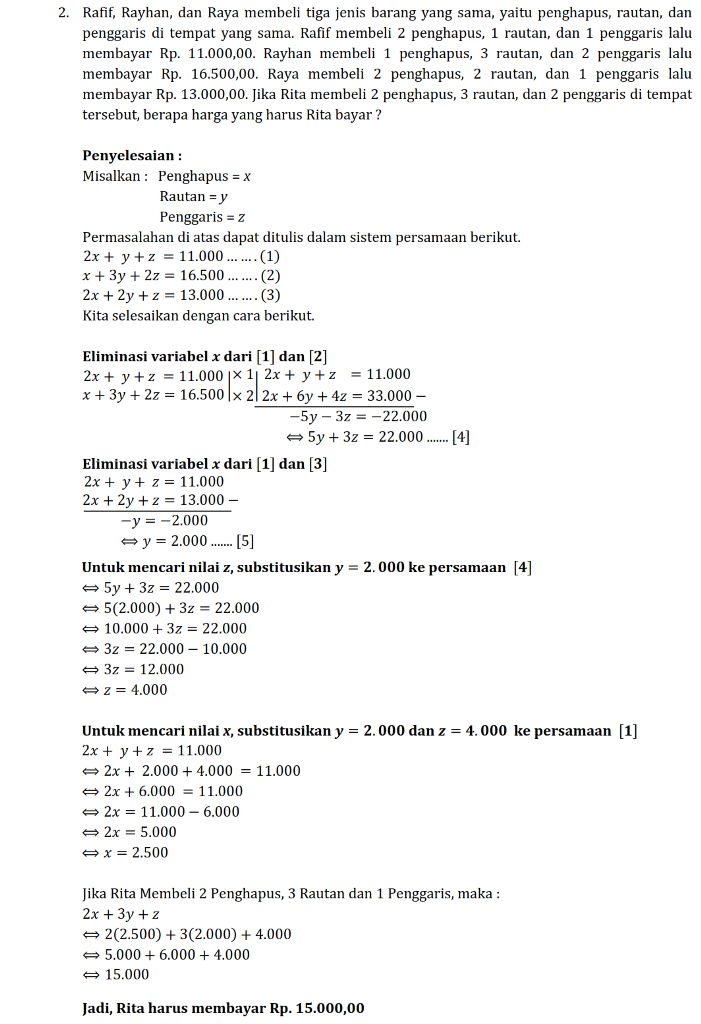 MATEMATIKA SMK S P L V MATEMATIKA SMK S P L V