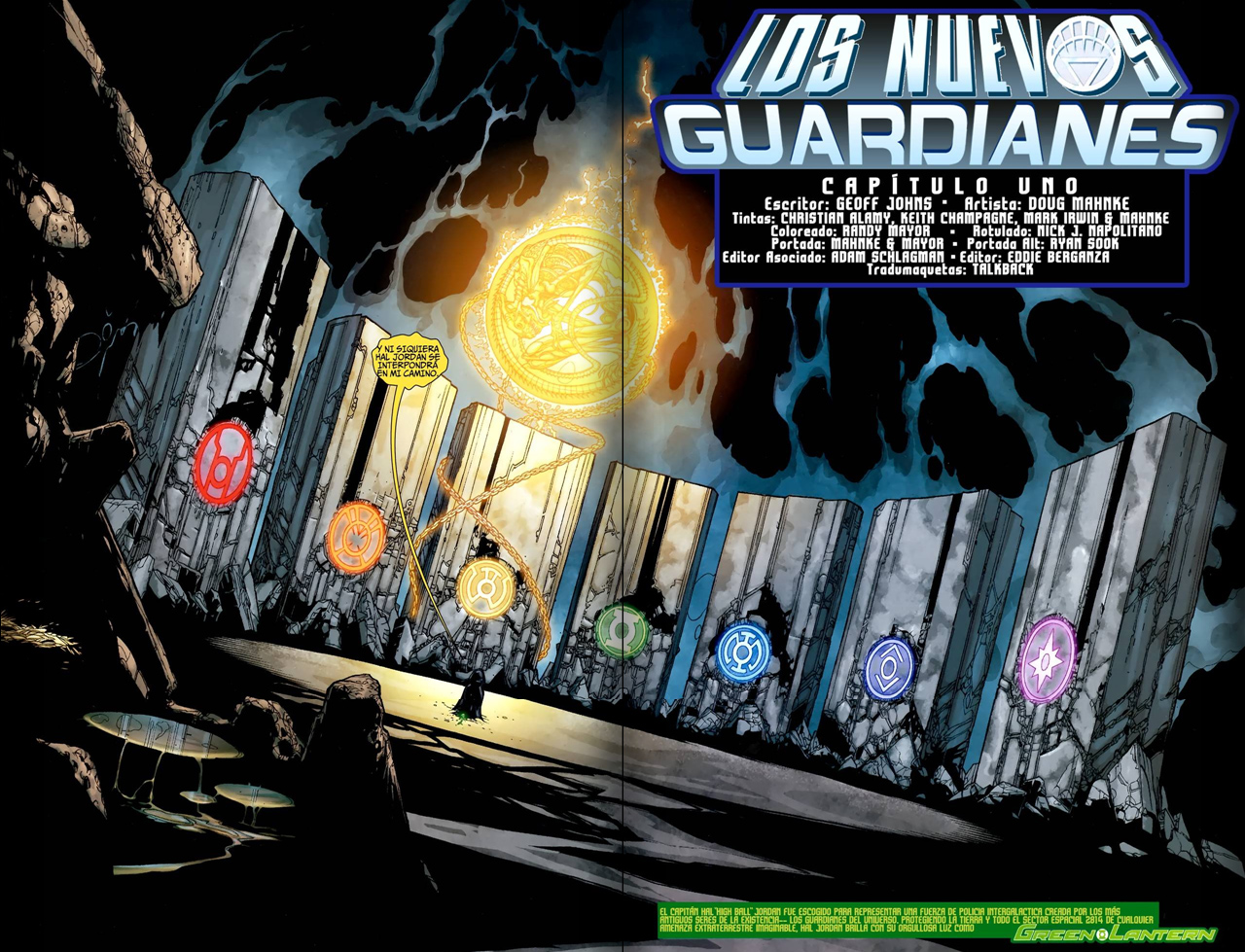 COMIC BOOK FAN AND LOVER: GREEN LANTERN: LOS NUEVOS GUARDIANES, PARTE 1 ...